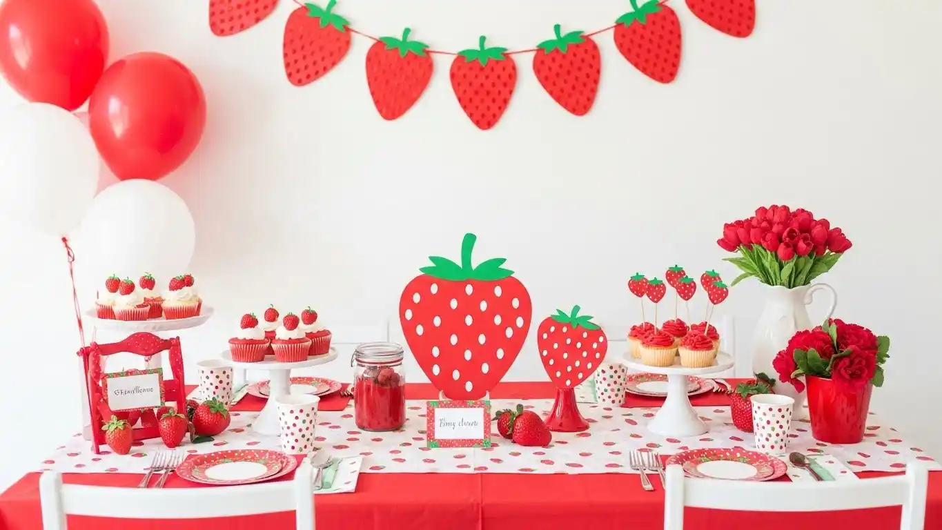 21 Strawberry Themed Party Ideas That Shine